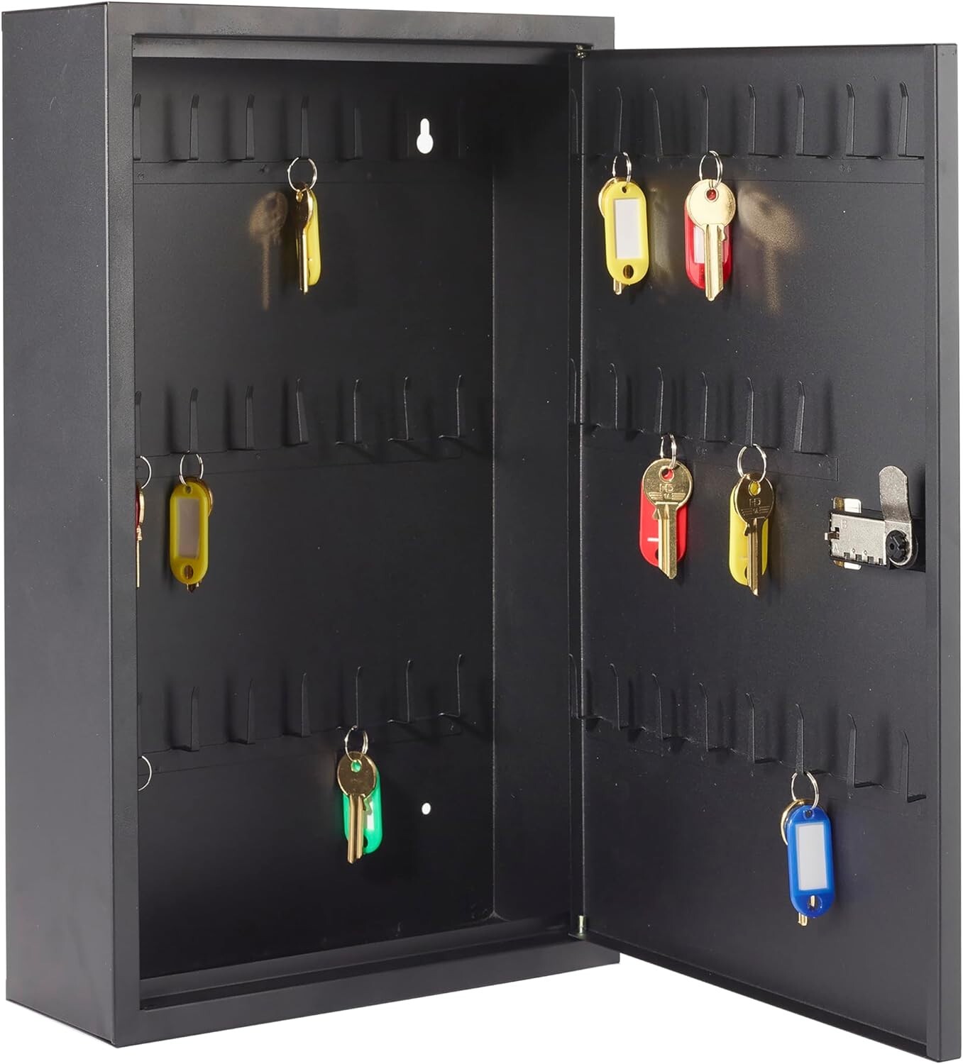 Wall Mounted Key Cabinet with 50 Hooks The Keyless Key Safe | eBay UK