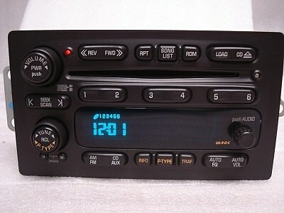 2004 05 06 Chevy Tahoe Suburban Blazer Silverado Radio 6 Disc CD ...