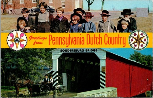 Greetings from Pennsylvania Dutch Country Pennsylvania Postcard | eBay