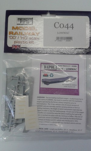 British Railways Lowmac Wagon Dapol Kitmaster C044 OO model kit | eBay UK