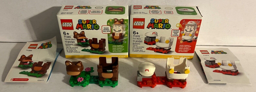 LEGO 71370 Super Mario Fire Mario Power-Up Pack 71385 Tanooki 100% ...