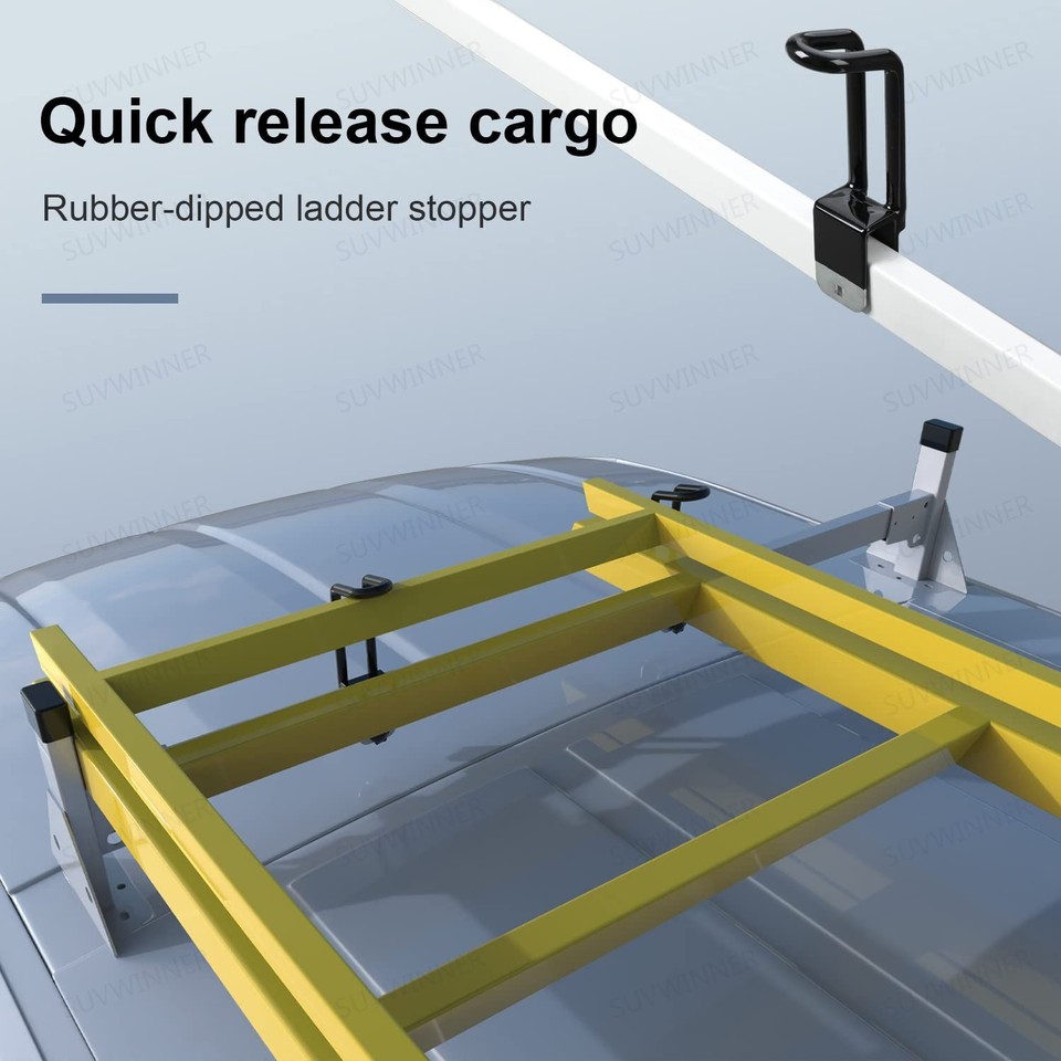 3 Bar Ladder Roof Racks For 2015-2023 Ford Transit 150 250 350 Cargo ...