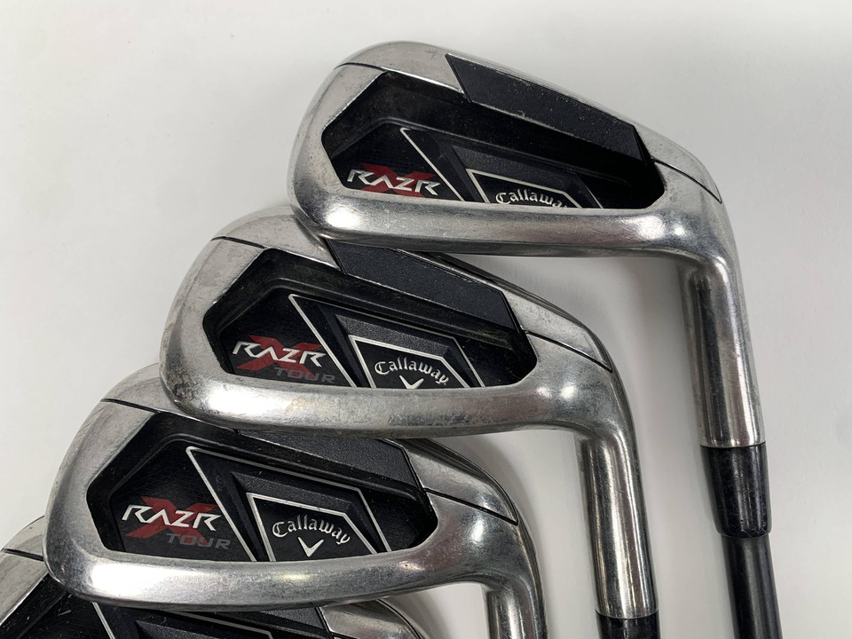 Callaway Razr X Tour Iron Set 7-PW+GW 65g Senior Graphite Mens RH | eBay
