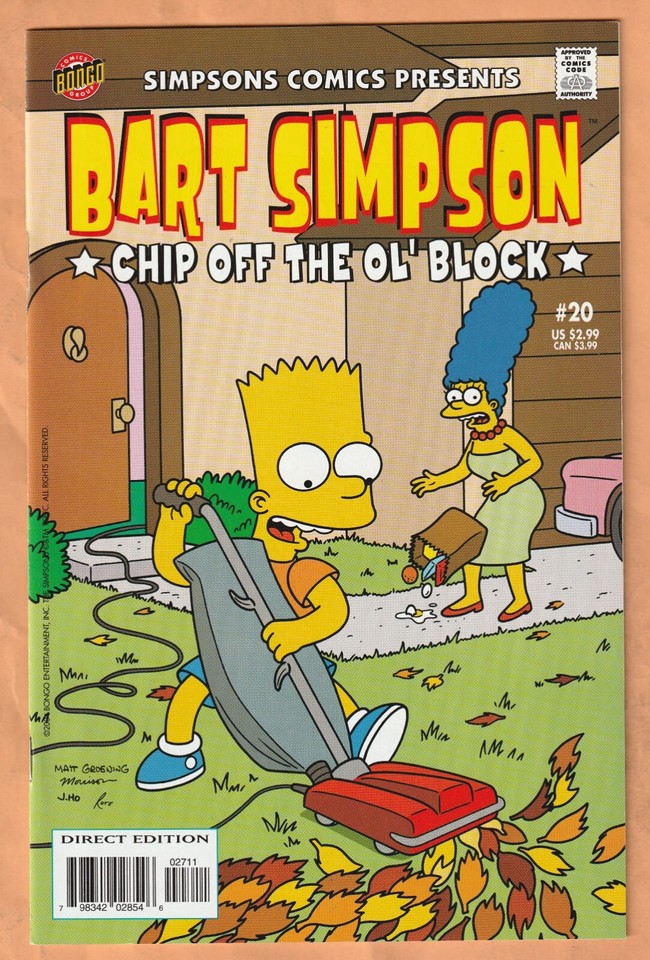 Bongo SIMPSONS COMICS PRESENTS BART SIMPSON No. 20 21 22 23 24 25 (2004 ...