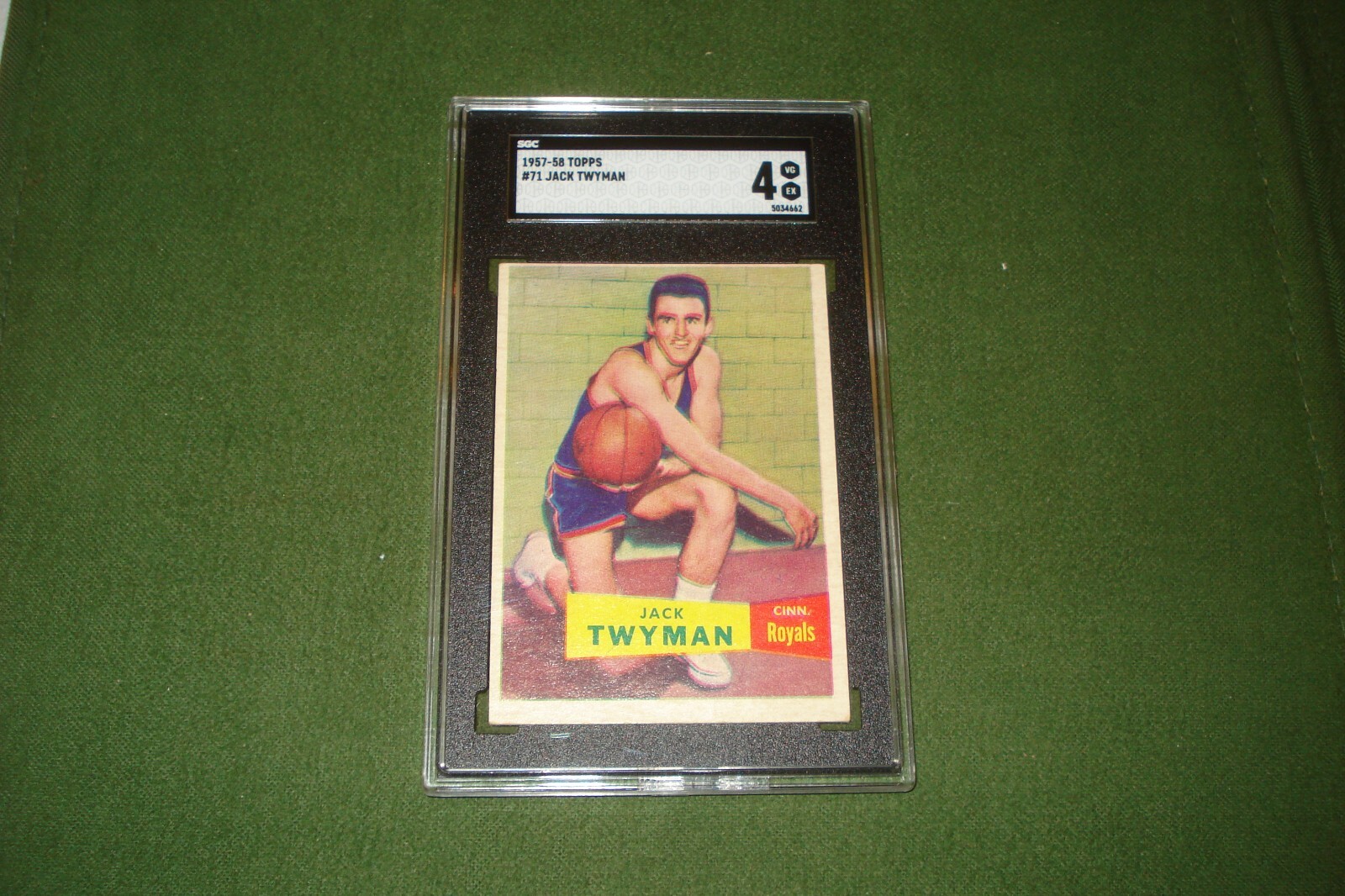 1957 Topps Jack Twyman #71 SGC 4.0, BASKETBALL CARD, HOF ROOKIE | eBay