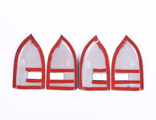 For Range Rover Sport Red Ash Wood Grain Child Safety Lock Frame Cover ...