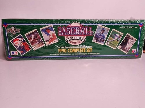 1990 Upper Deck Baseball Complete Sealed Set With 3-D Team Logo ...