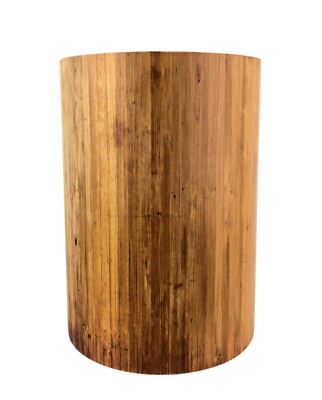 Round Bamboo Wood Segment Cylinder Utensil Crock 7 x 5" | eBay