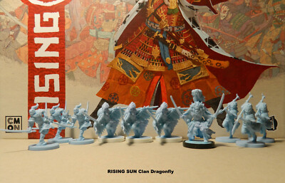 RISING SUN Figurines plastique RISING SUN Clan Dragonfly (+ Éléments de ...