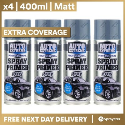 4x Grey Primer Spray Paint 400ml | eBay UK