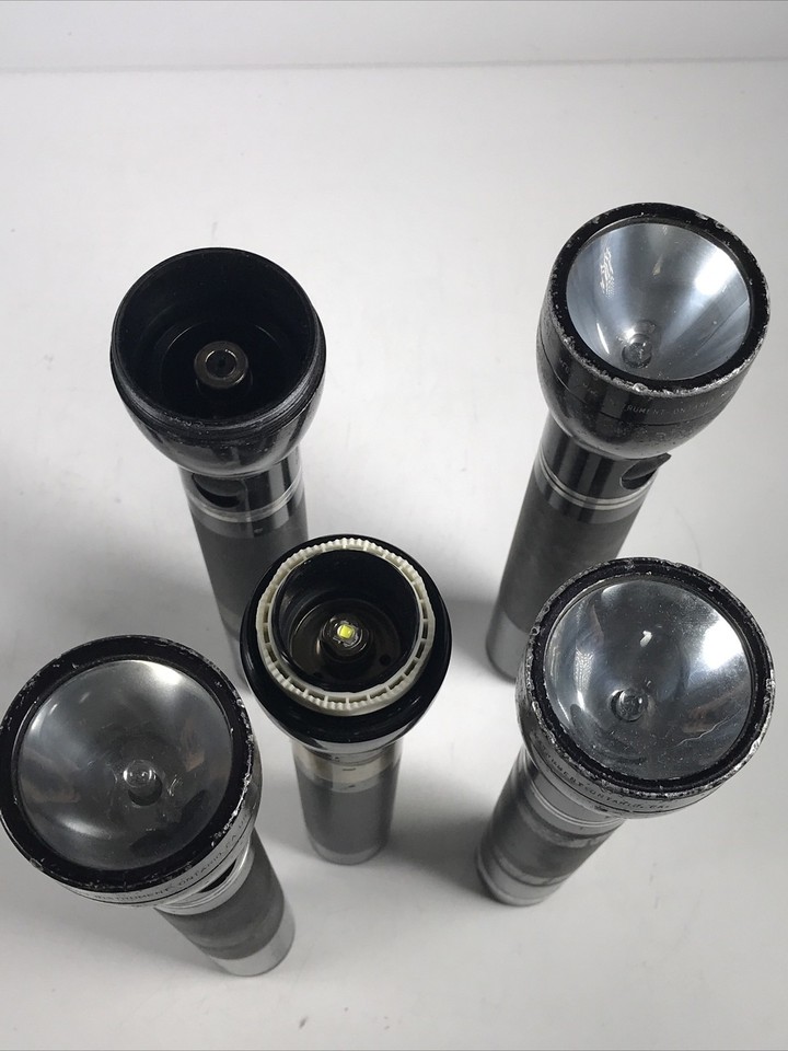 Lot of Mag-Lite flashlight MAGLITE rechargeable tactical POLICE | eBay