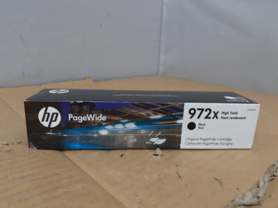 New Genuine HP 972X Black PageWide Cartridge F6T84AN - Factory Sealed 8 ...