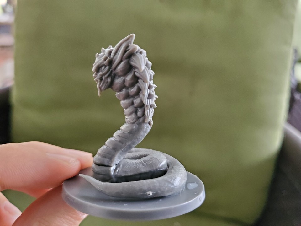 Naga Large 2" x 2" Mini Miniature Figure Dungeons & Dragons Pathfinder ...