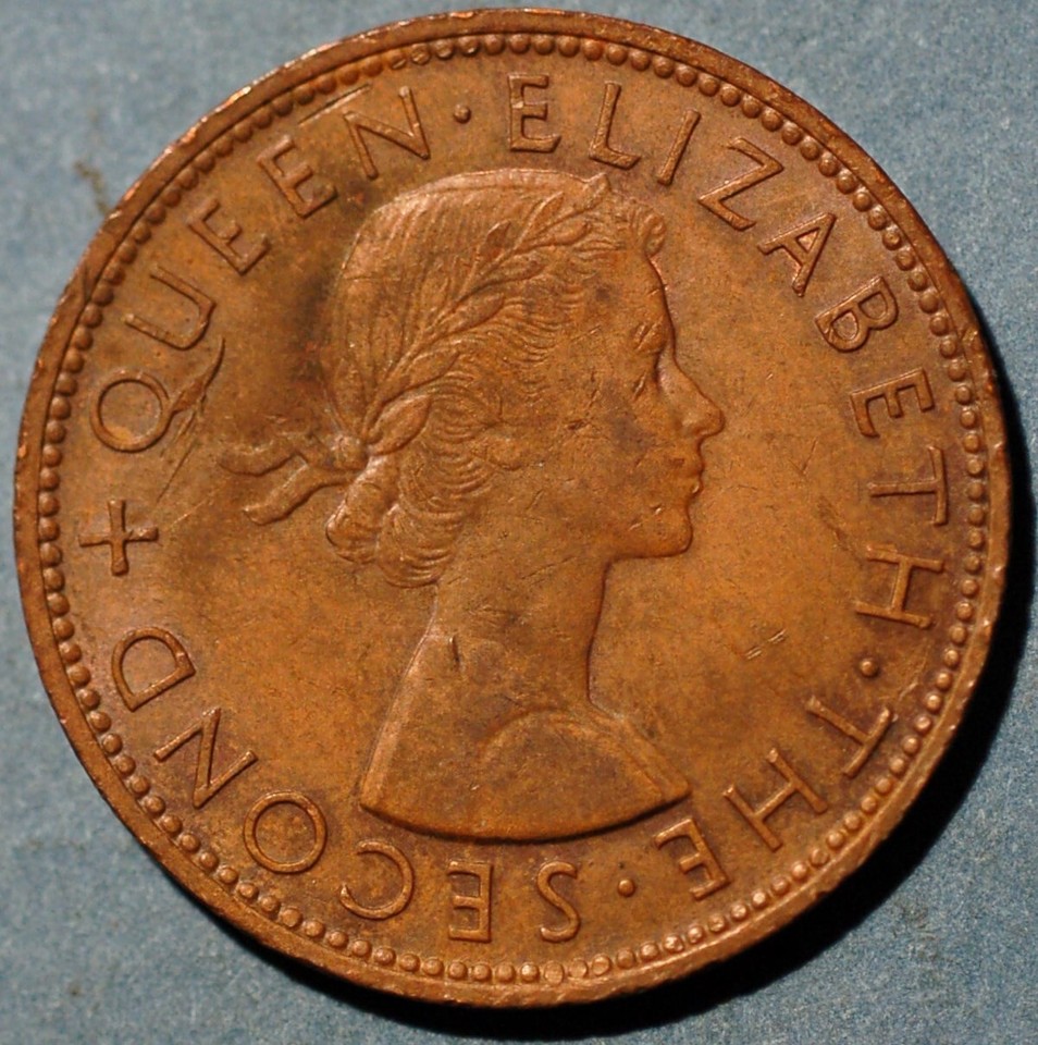 New Zealand One Peny 1964 | eBay