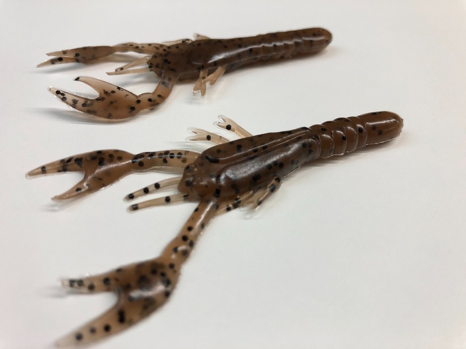 New 144 pc Crawdad Kit 3" total length Crawfish Fishing Lures (2" body ...