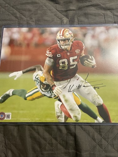 GEORGE KITTLE SIGNED AUTOGRAPH 8X10 PHOTO NFL SAN FRANCISCO 49ERS ...