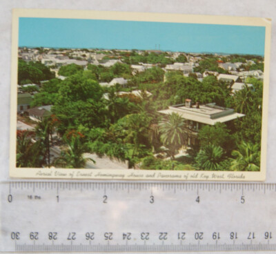 1970 postcard Aerial View of Ernest Hemingway House, Old Key West ...