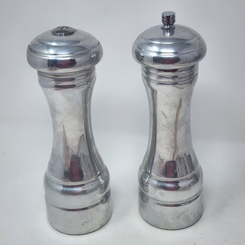 Olde Thompson Aluminum Salt Shaker Pepper Mill Grinder Set 8 in. USA ...