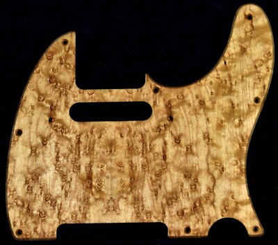 Bird's Eye Maple Solid Wood Telecaster Style Tele Pickguard #966 | eBay
