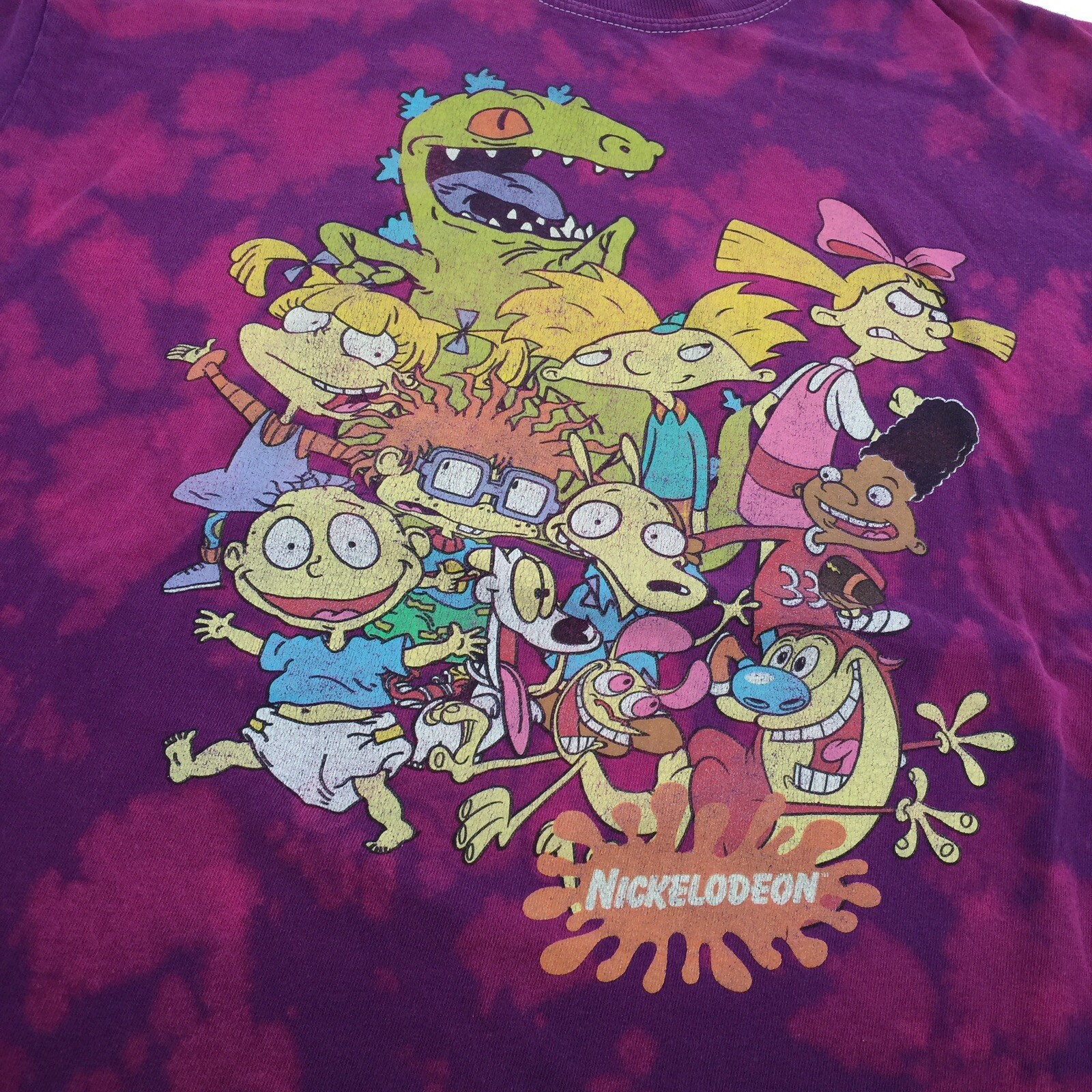 Nickelodeon Rugrats Hey Arnold Ren Graphic Short Slee… - Gem