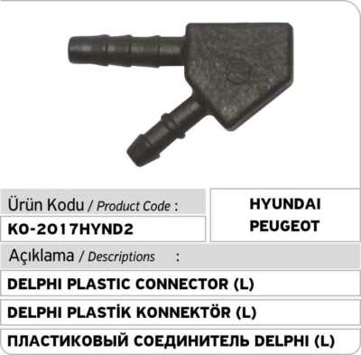 Hyundai Starex Porter - Kia Bongo Injector Leak Off Connector 2 Ways ...