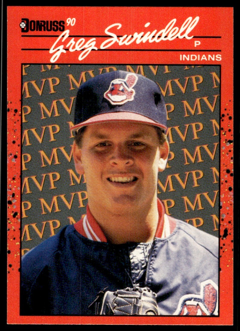 1990 Donruss Baseball Card Greg Swindell Cleveland Indians #BC-24 | eBay