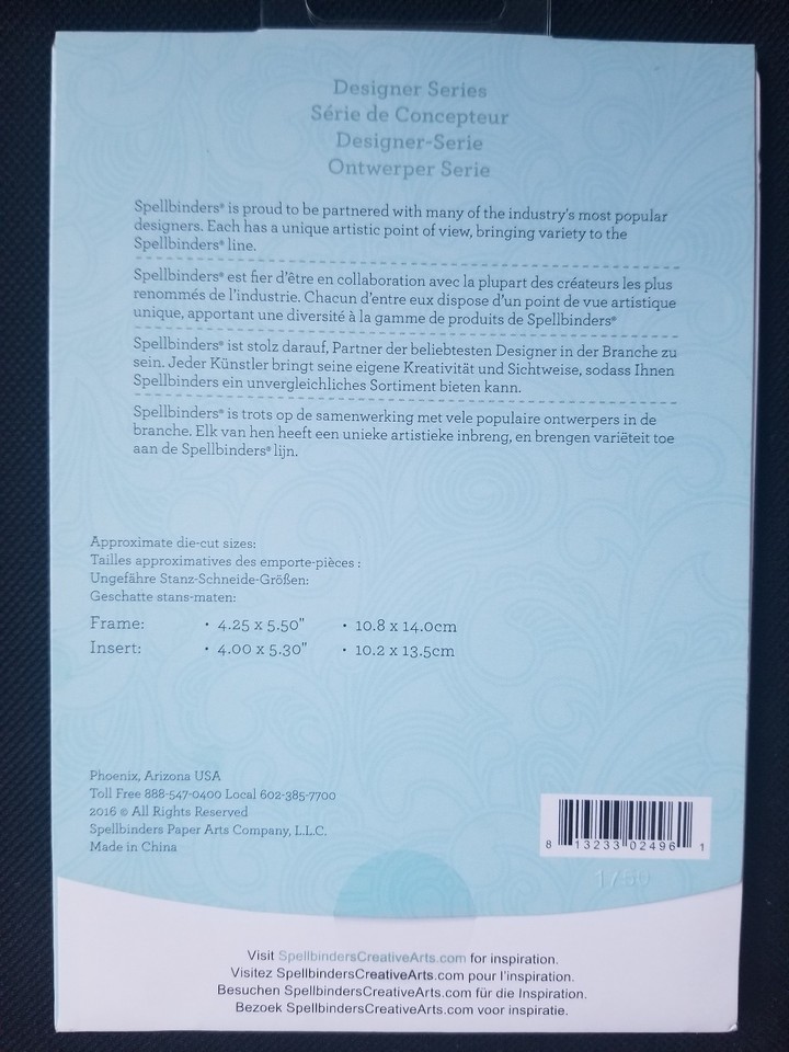 Spellbinders Designer Series Renaissance Jubilee ROMAN TRELLIS #S4-654 ...