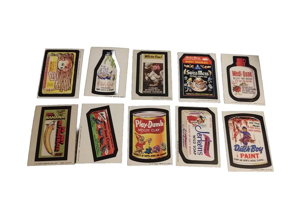 Vintage 1970's Topps Wacky Packages stickers Lot of 30 | eBay