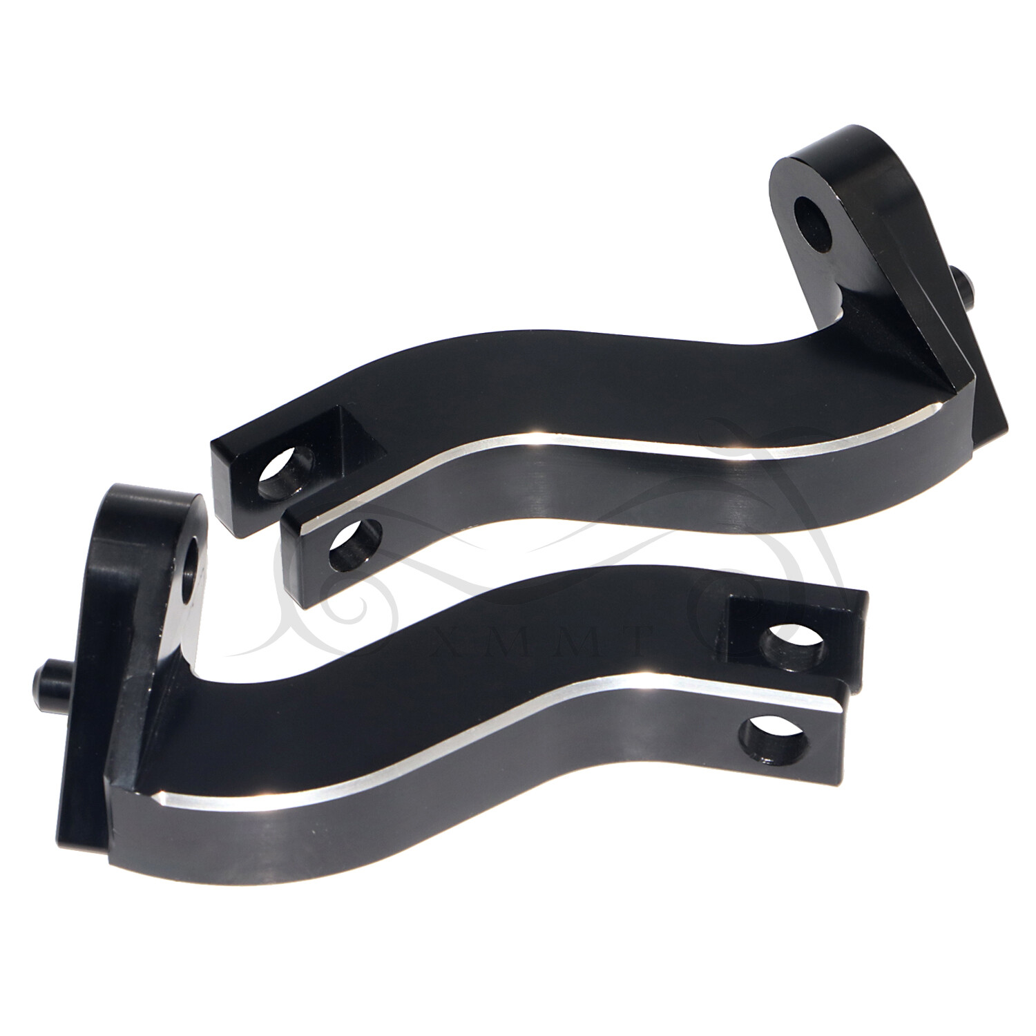 CNC Cut Passenger Foot Peg Bracket Rear Foot Rest Mount For Harley ...