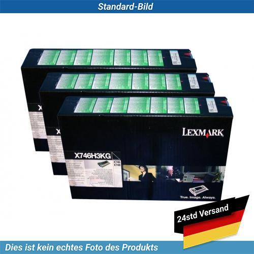 Lexmark X746 Corp Toner Black 3 Pack | eBay