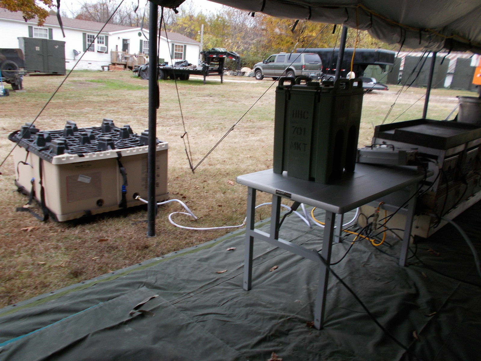 MILITARY SURPLUS FIELD KITCHEN WATER PUMP --NOT WORKING FOR PARTS-- 24V ...