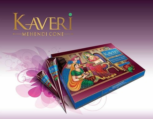 1 X KAVERI HENNA HEENA MEHANDI CONE 25 GM FROM INDIA FREE SHIPPING | eBay