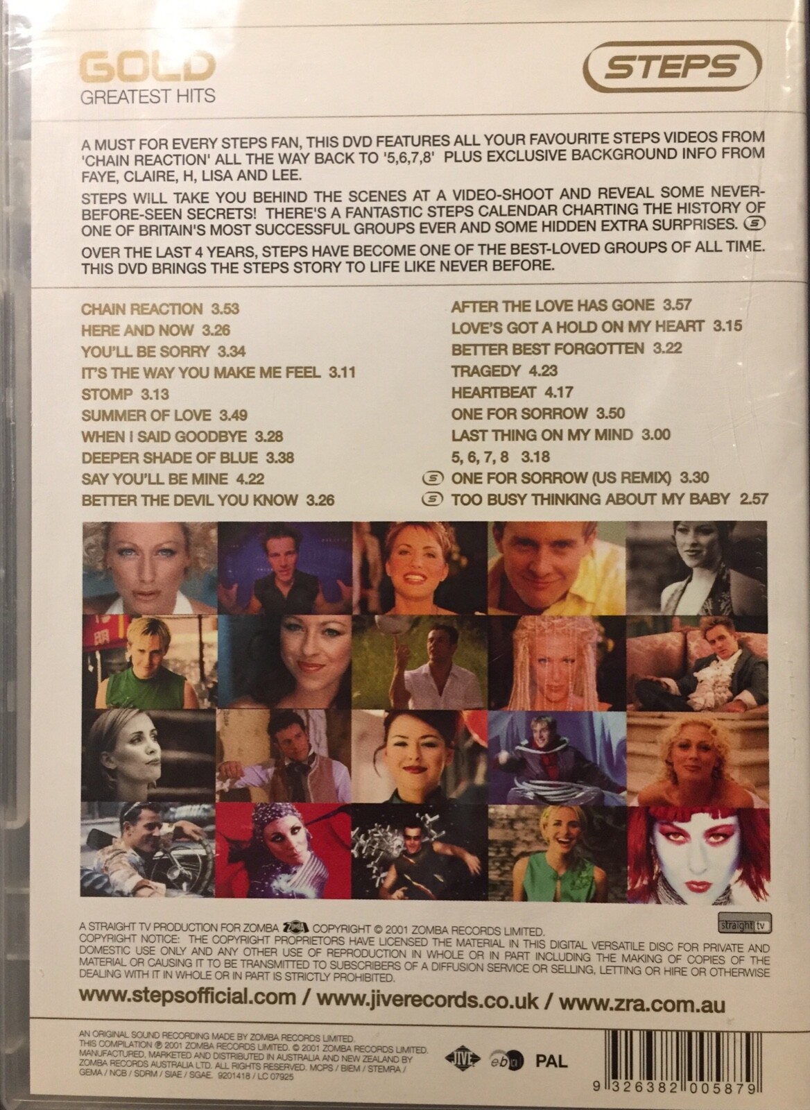 Steps-Gold Greatest Hits (DVD, 2002) for sale online | eBay
