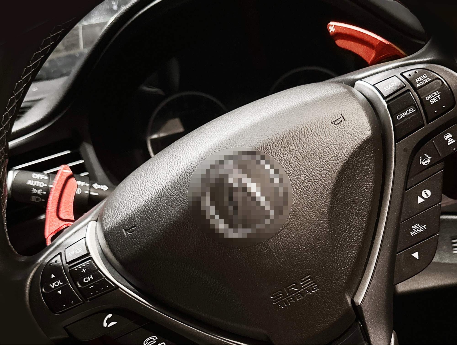 A-Spec Red Steering Wheel Paddle Shifter Extension For Acura TLX ILX ...