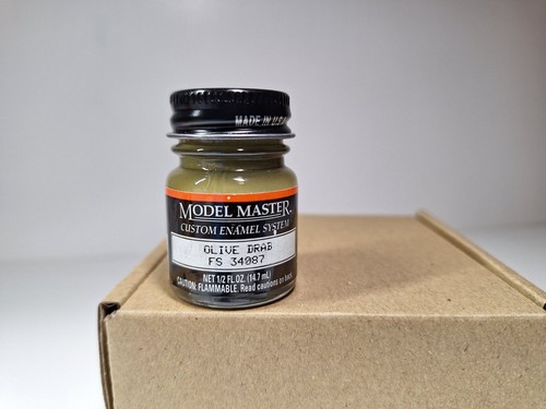 Testors Model Master 1711 Olive Drab FS 34087 - 1/2 oz Enamel Paint ...