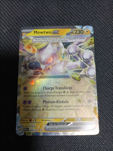 Carte Pokémon Mewtwo Ex 058/182 Faille Paradoxe | eBay