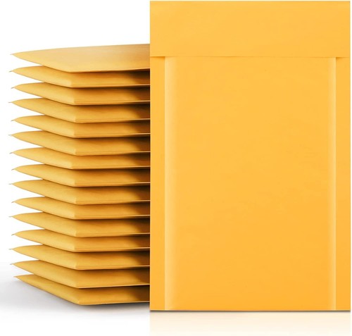 Switory 25pc 216cmx32cm Kraft Bubble Mailers Enveloppes matelassées ...