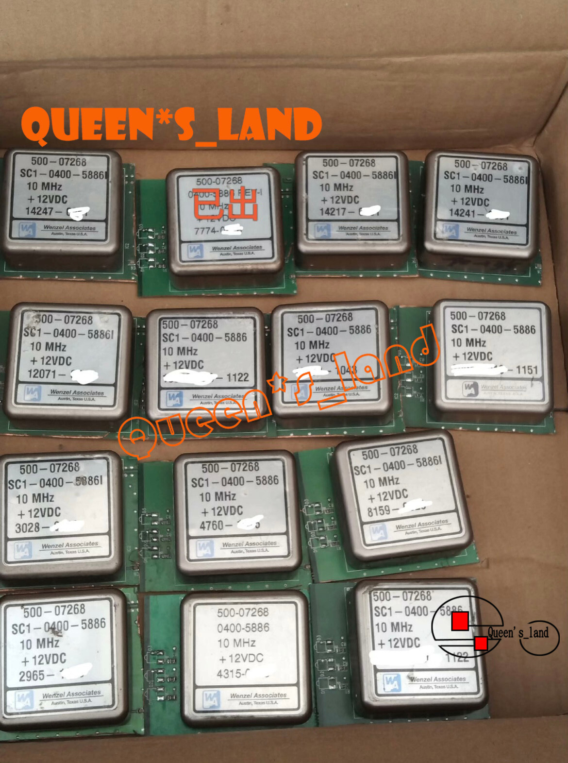 1×Wenzel 10MHz 12V 500-07268 SC-Cut Sine Wave MV200 OCXO Crystal ...