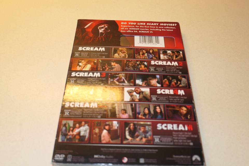 Scream 6 Movie Collection DVD's with case 191329248324| eBay