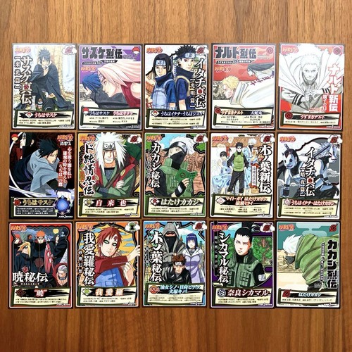 NARUTO Novel Bonus Cards Haruno Sakura Sasuke Bookmark 15 Pieces ...