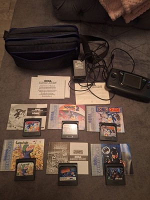 Sega Game Gear Handheld Console Faulty Spares Repairs Retro Gaming + 6 ...