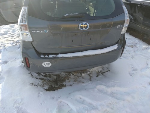 12 TOYOTA PRIUS Prius V Rear Bumper (magnetic Gray Metallic 1g3 (NO ...