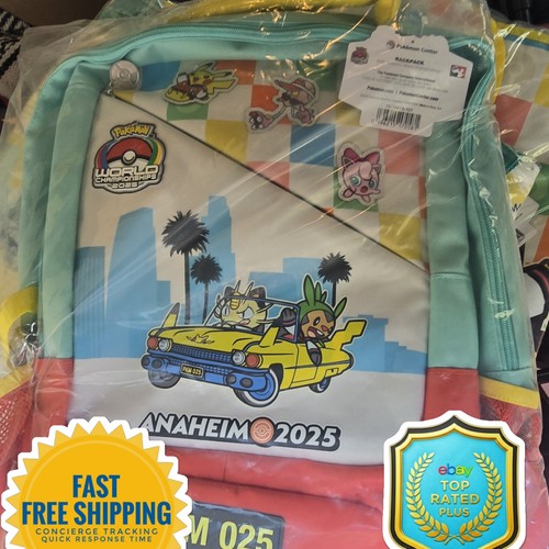2025 Pokemon World Championships Anaheim Backpack Bag Pokemon Center ...