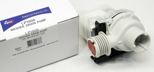 Supco LP1600 Washing Machine Drain Pump for Electrolux Frigidaire ...