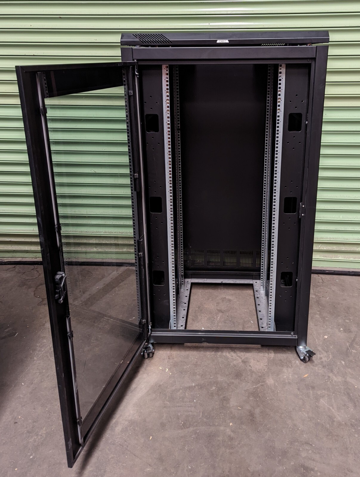 Prism 27U 800 x 600 Black Rack Network Comms Cabinet Enclosure | eBay UK