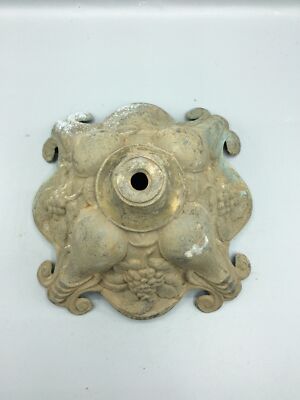 Vintage Cast Zinc Lamp Base ( Used) | eBay