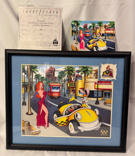 Disney MGM Studio cel sexy Jessica hand painted cel Roger Rabbit"Hop in ...