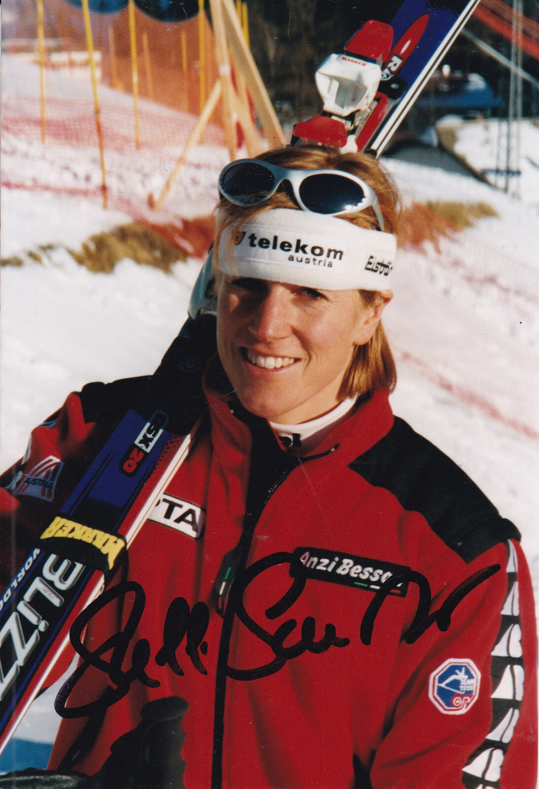Steffi SCHUSTER - Österreich, Bronze WM 1999 Ski alpin, Original-Autogramm! | eBay.de