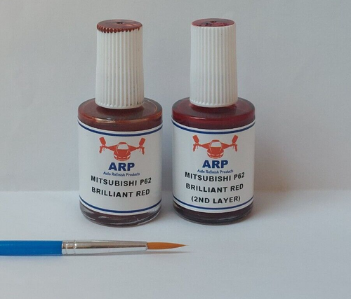For MITSUBISHI Code P62 RED/DIAMOND-BRILLIANT RED (2 Layer) +Fine ...