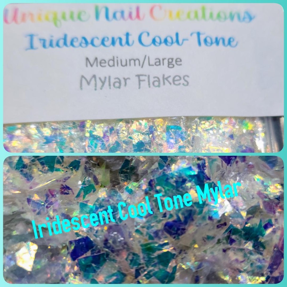 FLAKES & MYLAR LAZER HOLO & EFX Cosmic~You Choose•Nail Art•Face ...